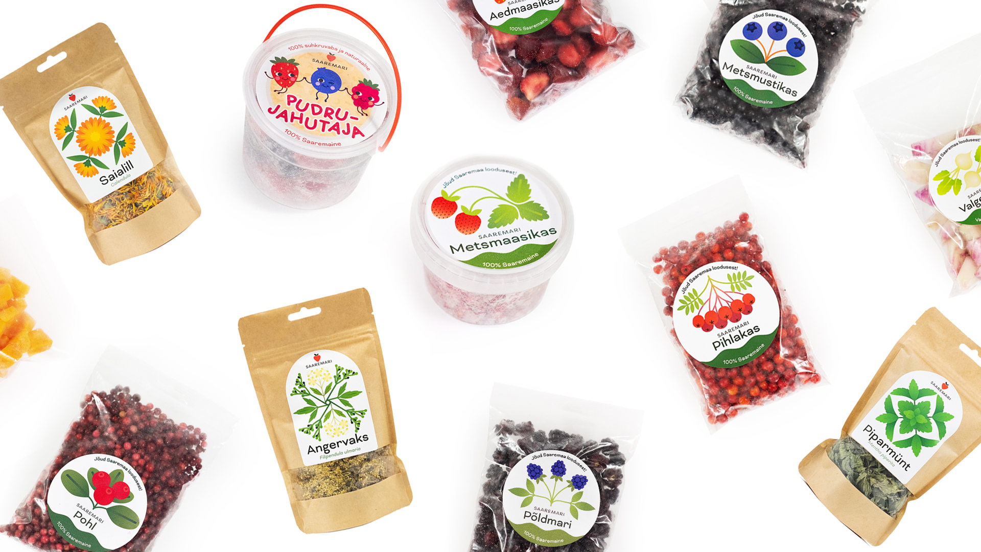 Saaremari - Külmutatud marjad ja metsasaadused Saaremaalt